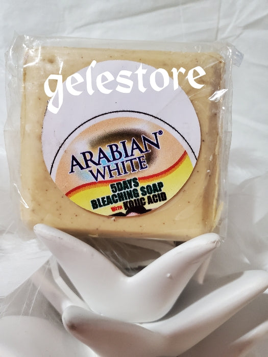 Arabian White 5 days BLEACHING soap with kojic acid anti sun burn, wri ...
