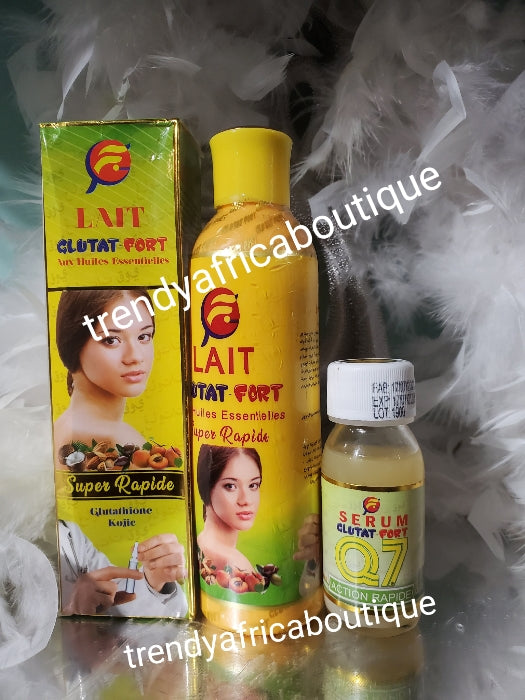 2pcs Lait glutat fort glutathion, kojic + essential oil body lotion Pl ...