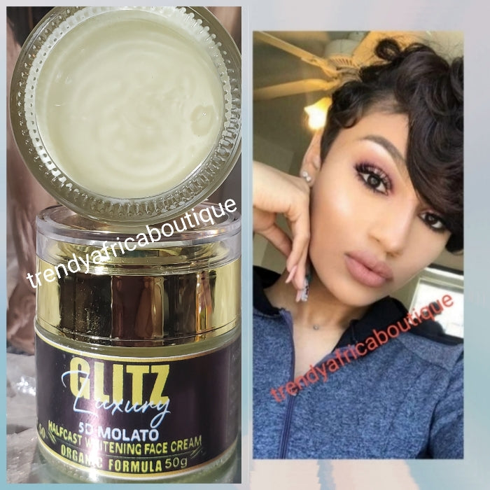 New Product ALERT: GLITZLUXURY 5D molato Halfcast whitening face cream ...