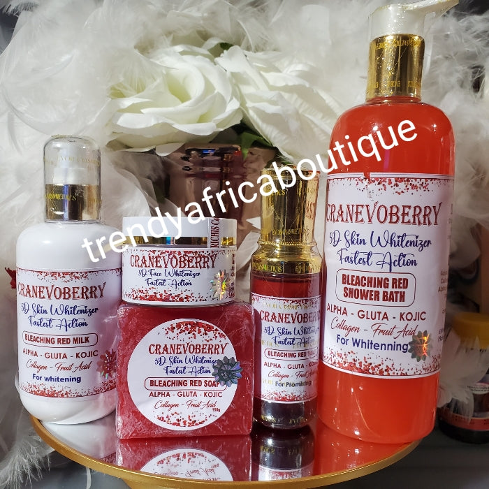 ANOTHER BANGA!!!! 5pcs set of Cranevoberry 5d Skin whitening fast acti ...