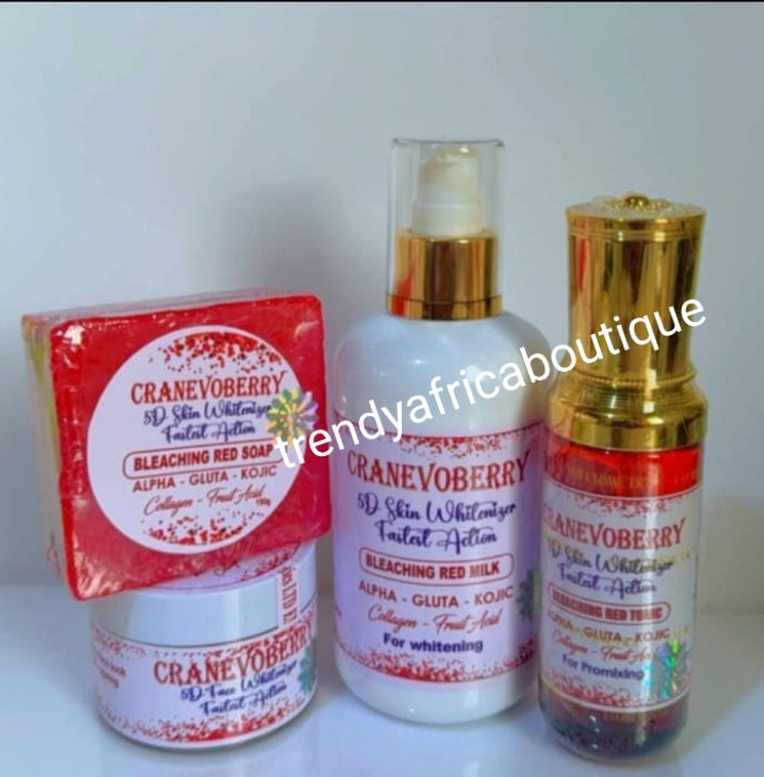 4pcs.ANOTHER BANGA!!!! Cranevoberry 5d Skin whitening fast action BLEA ...