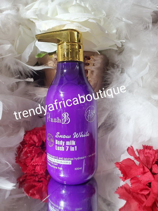 New products alert: Hush B snow white body milk. Lush 7 in 1 300ml x 1 ...