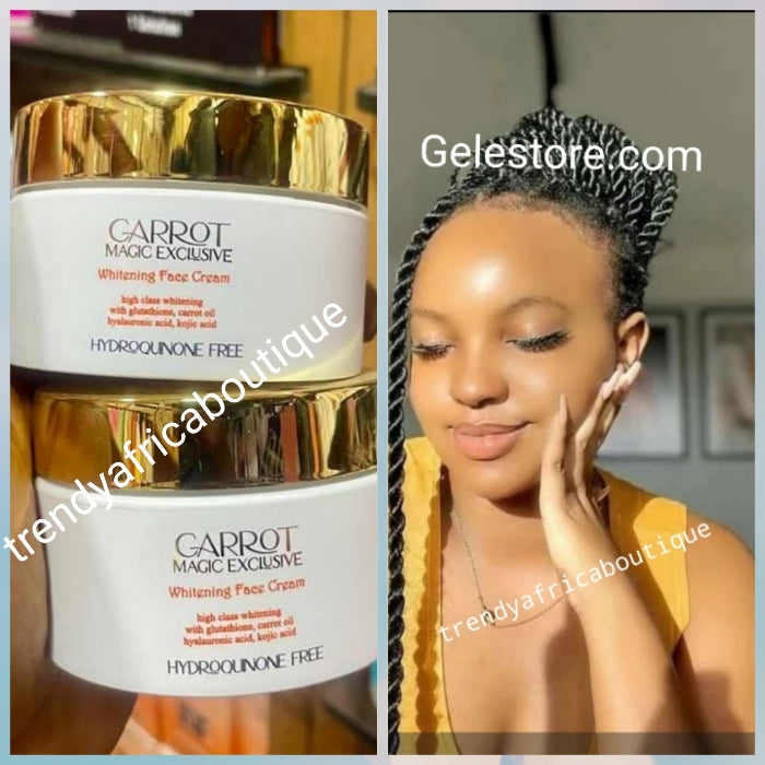 X 1 JAR Carrot Magic Exclusive whitening face cream. High class whiten ...