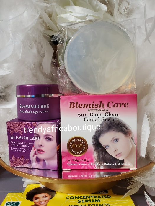 2pcs, Blemish Care botanical sun burn clear facial soap, pure Organic ...