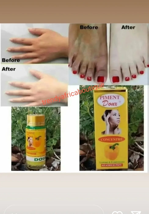 6 bottles SALE: AUTHENTIC!! Piment doux concentre lightening serum/oil ...