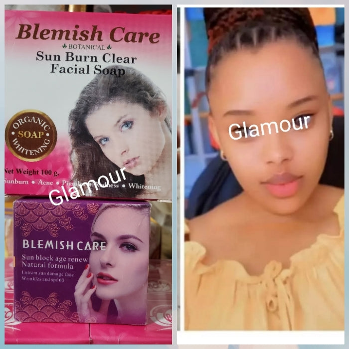 2pcs, Blemish Care botanical sun burn clear facial soap, pure Organic ...