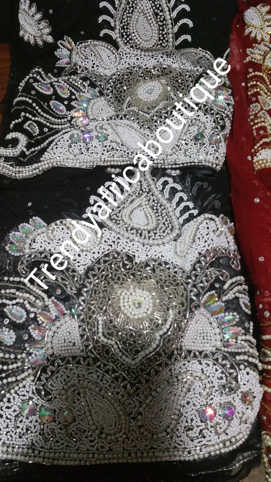 Clearance Sale: RED VIP beaded/stoned madam Net George wrapper. Sold 6 ...