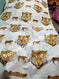 Sale; Original quality white/Gold Isi-agu wrapper, Igbo traditional wr ...