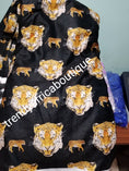 Sale; Original quality Black/Gold/white tiger head/ Isi-agu wrapper, I ...