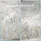 Price drop!! Pure White/White hand stoned Silk George wrapper. Nigeria ...