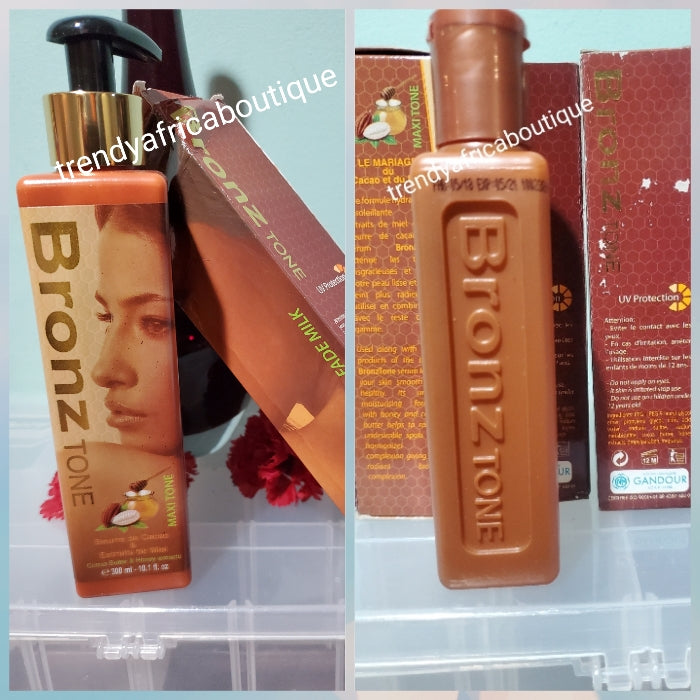 AUTHENTIC x 1 bottle Bronze Tone body Lotion 300ml for caramel skin to ...