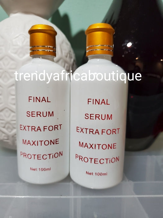 Final Maxitone Fast acting lightening body lotion compared to other ...