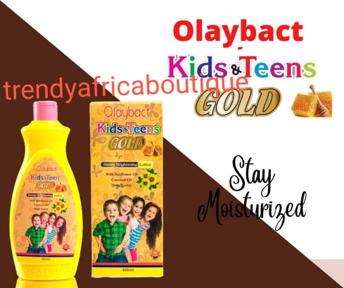New Olaybact kids&Teens Gold Honey brightening body lotion for ages 3y ...